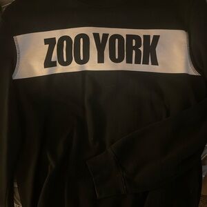 Zoo York | Sweaters | Zoo York Black And White Crewneck Sweater | Poshmark
